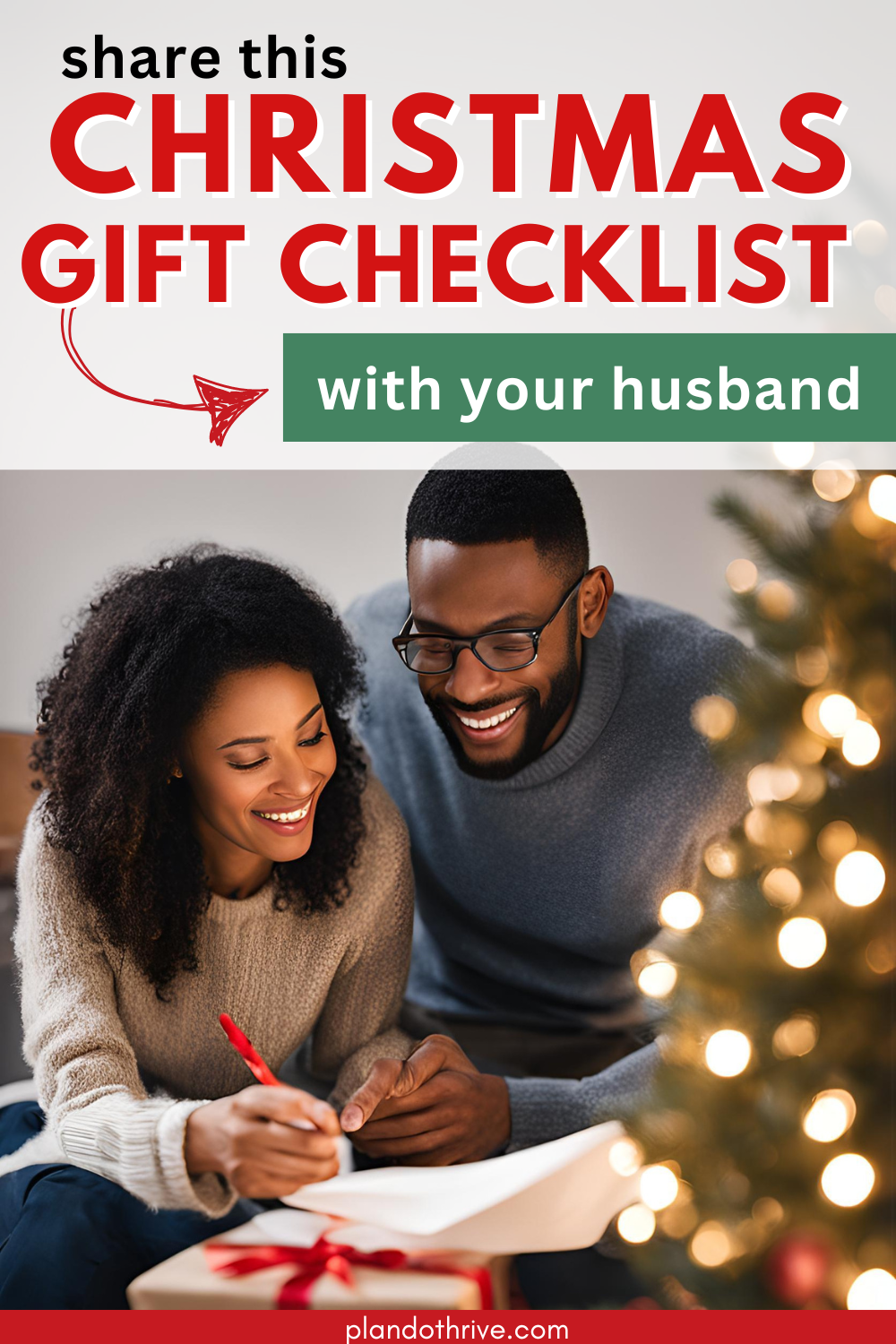 You will love this Christmas gift checklist template - Plan. Do. Thrive.