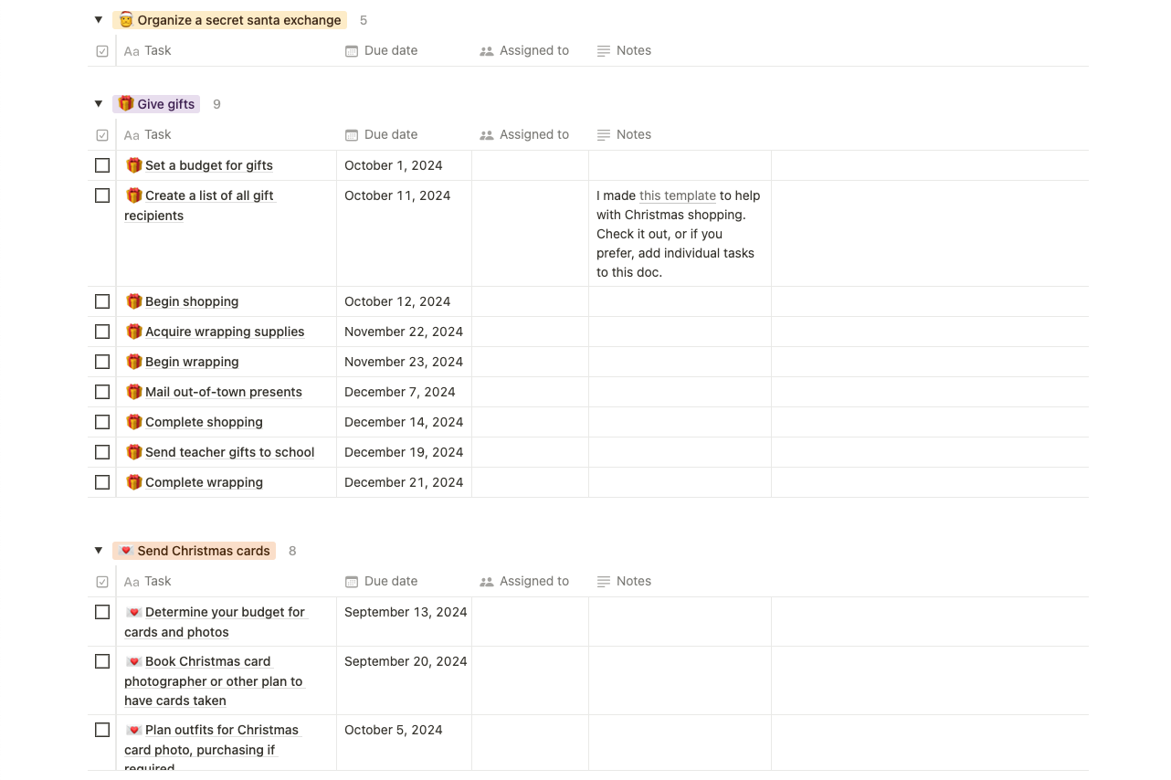 Make that list and check it twice | Ultimate Christmas to-do list ...