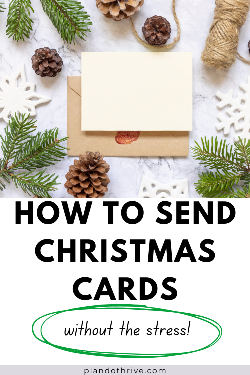 How to send Christmas cards (without the stress) - Plan. Do. Thrive.