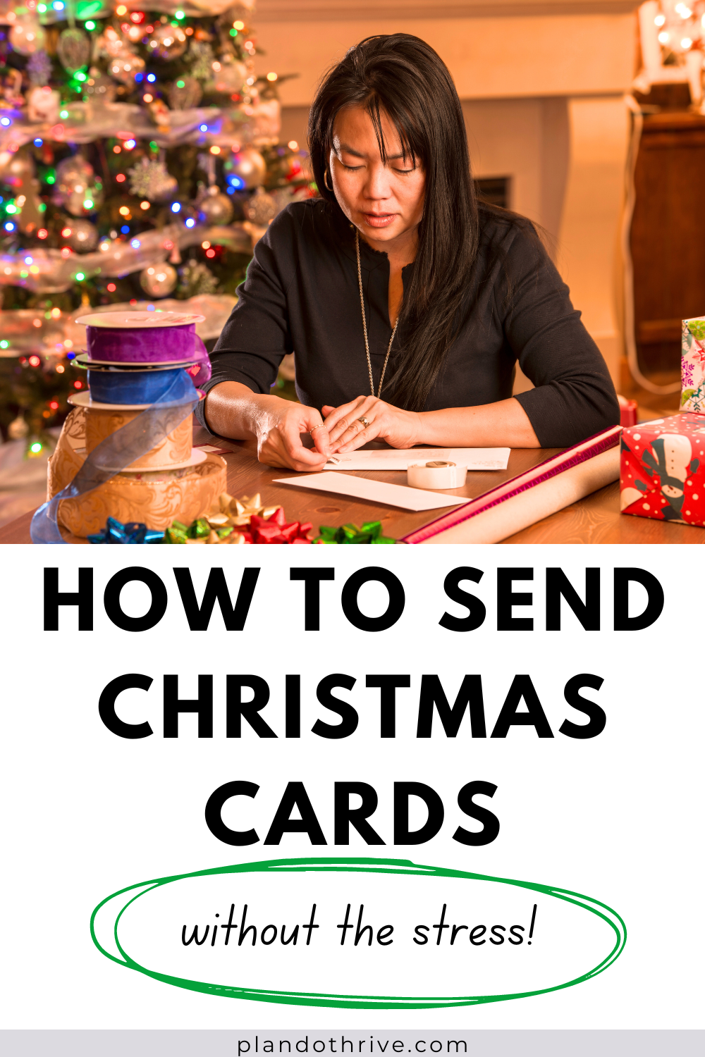 How to send Christmas cards (without the stress) - Plan. Do. Thrive.