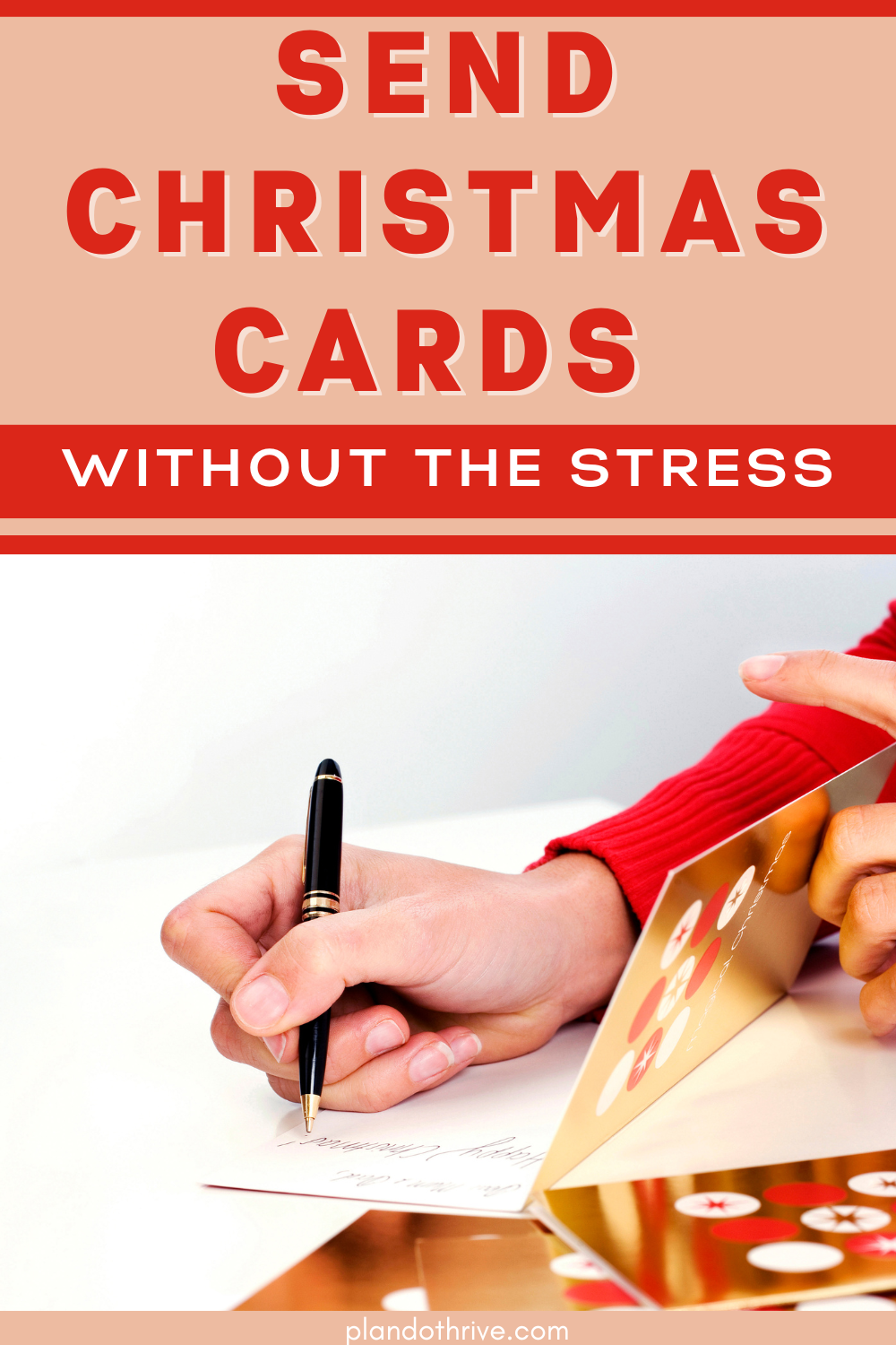How to send Christmas cards (without the stress) - Plan. Do. Thrive.