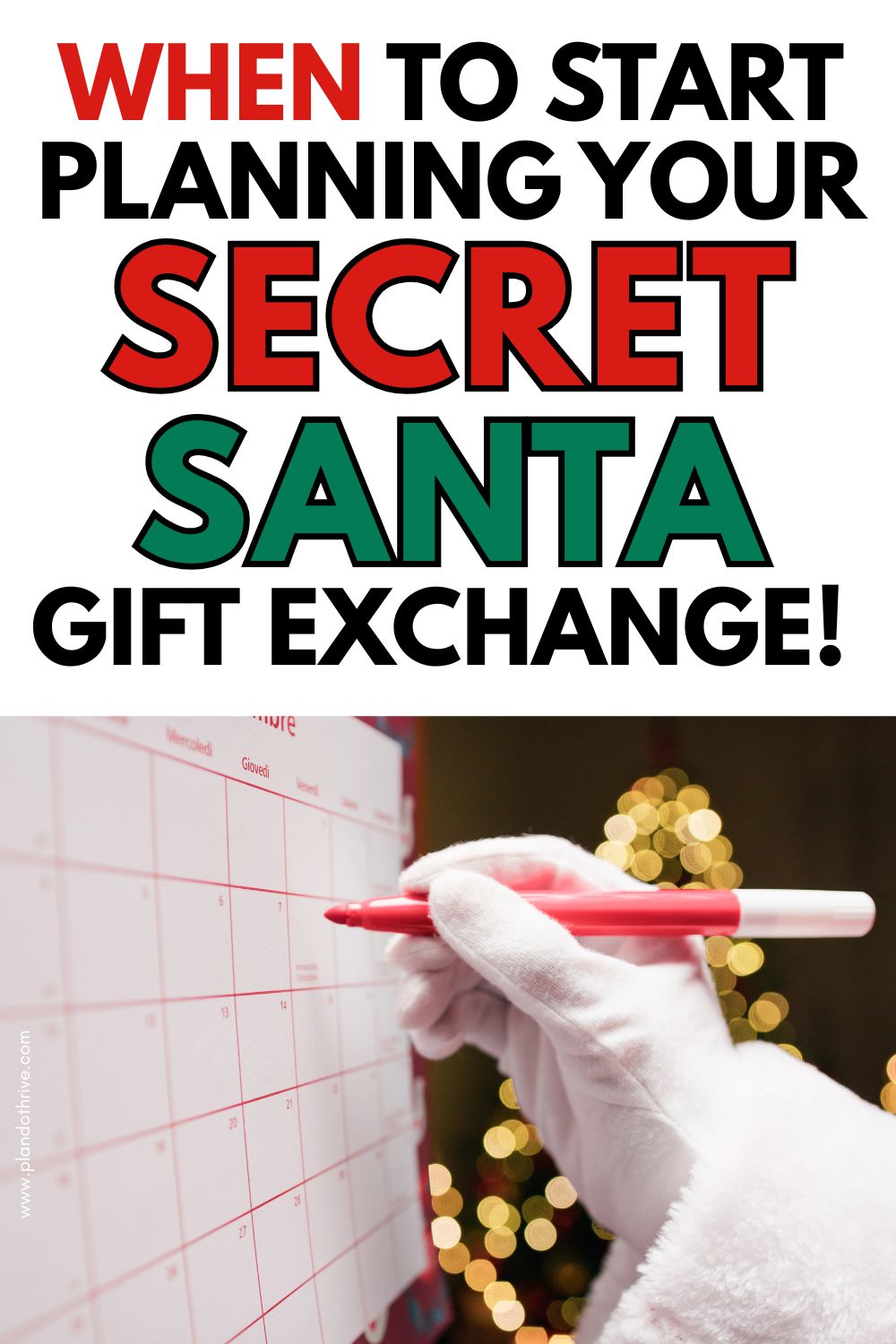 How to do Secret Santa this year - Plan. Do. Thrive.