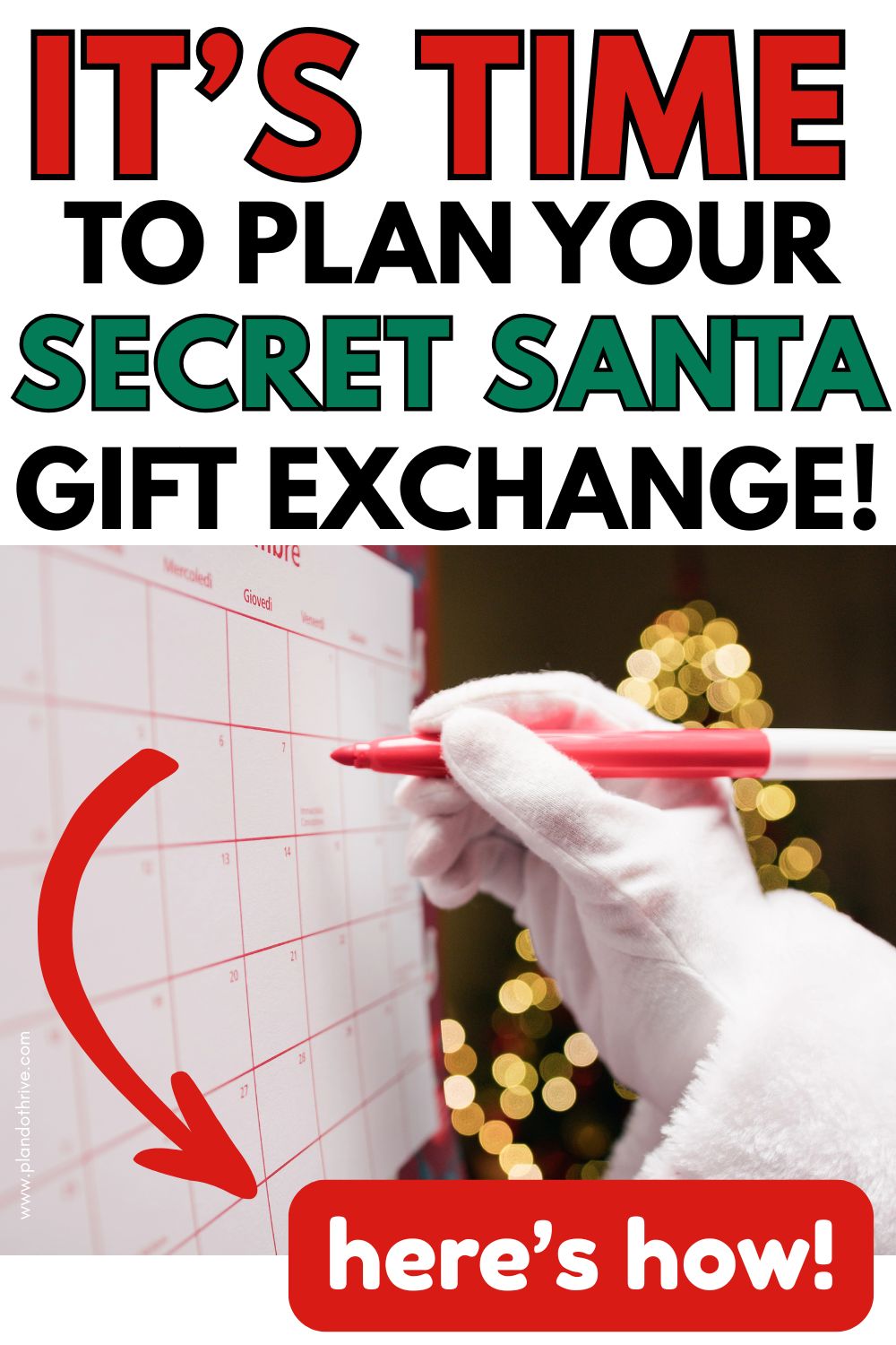 How to do Secret Santa this year - Plan. Do. Thrive.