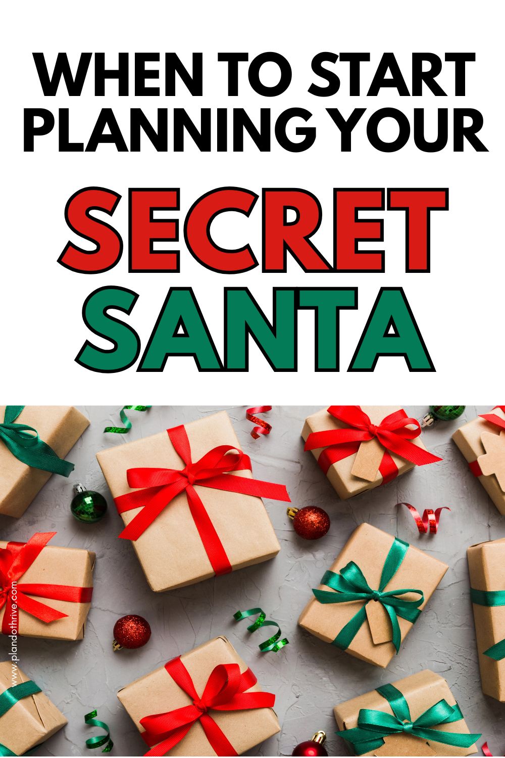 How to do Secret Santa this year - Plan. Do. Thrive.