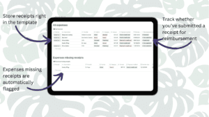 HSA Receipt Tracker – Notion Template - Plan. Do. Thrive.