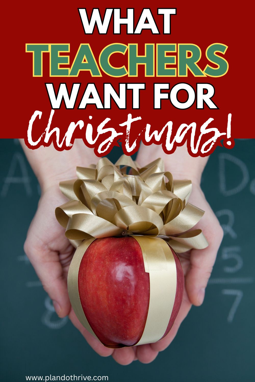 What do teachers want for Christmas? Give the perfect gift. - Plan. Do ...